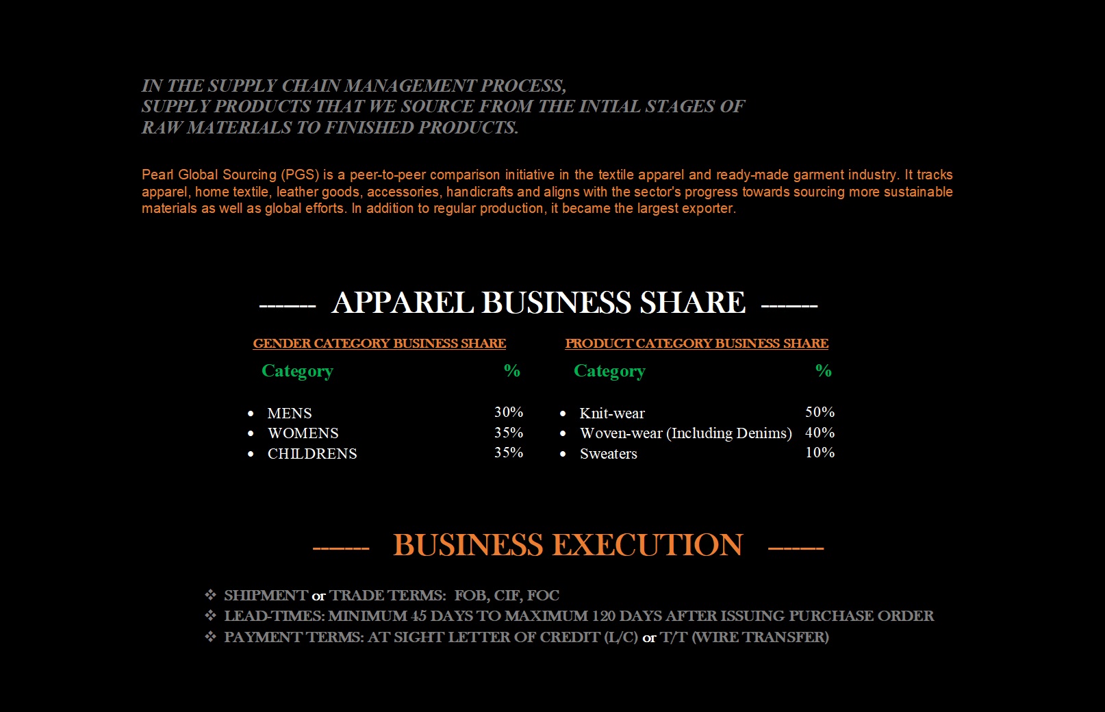 About Us – Pearl Global Sourcing